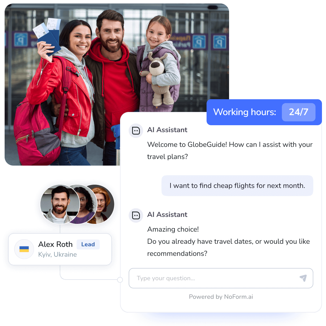 AI Travel Chatbot: Boost Agency Efficiency & Customer Service - Noform